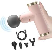 China Relax Muscles with 4 Speeds Powerful Percussion Massage Gun 920g Mini Metal ABS Design for sale