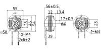 China Low noise single phase universal AC motor with high torque 2000-3000rpm AC treadmill motor for sale