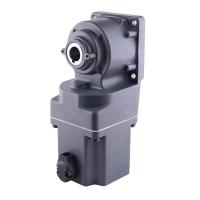 China Precise Control Right Angle Hollow Shaft Brushless DC Gear Motor with Brush Commutation for sale