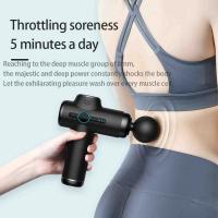 China Mini Fascia Muscle Massage Gun with 5 Speed Levels Pocket-Sized 2-3 Hours Charging Time for sale