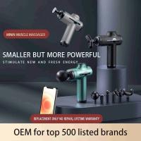 China Mini Fascia Muscle Massage Gun with 5 Speed Levels Pocket-Sized 2-3 Hours Charging Time for sale