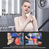 China Mini Portable Heated Fascial Gun Your Secret to Deep Tissue Massage and Relaxation for sale