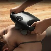 China Four-Head Electric Fascia Gun Massager with Vibration Feature 22X20X10 cm 5 Speed Levels for sale