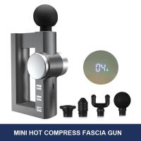 China Timing Control Mini Massage Gun Rechargeable Customized Color Body Fascial Massager for sale