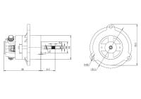 China CCW and CW Rotation Direction 15w Asynchronous Motor for Treadmill High Speed 4000rpm for sale