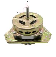 China Permanent Magnet Motor for Automatic Door and Washing Machine 80W Coloured Wash Motor for sale
