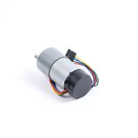 China Automatic Door Motor 12V Small Permanent Magnet Electric Motor with Reduction DC Gear Motor 37mm for sale