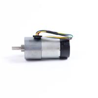 China Automatic Door Motor 12V Small Permanent Magnet Electric Motor with Reduction DC Gear Motor 37mm for sale