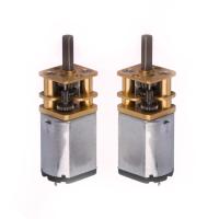 China SMART HOME Small Reduction Gearbox Low Speed 12V DC Gear Motor with Brush Commutation for sale