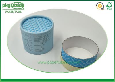 China Cosmetics Cardboard Cylinder Packaging , Colorful Round Gift Boxes With Lids for sale
