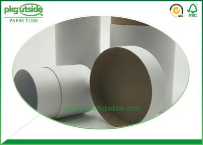 China Eco - Friendly White Cardboard Tubes , Custom Paper Tube Packaging Dampproof for sale