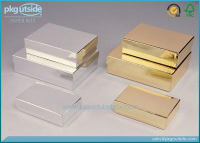 China Handmade 2 Pieces Paper Rigid Gift Boxes In Glossy Film Lamination for sale