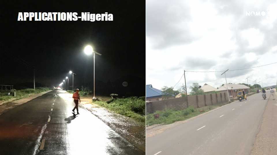 NOMO SOLAR STREET LIGHTS ALL IN ONE INTEGRATED