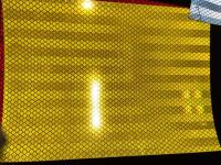 China PMMA Acrylic Screen Printing Prismatic Reflective Sheeting Vinyl For Road Traffic Signs for sale