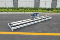 China 3m Length Semi-Automatic Sticker Vinyl And Tarpaulin Flex Banner Roll Cutting Machine for sale