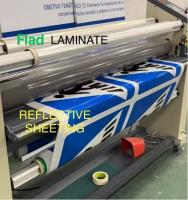 China Glossy Acrylic Material Transparent Anti-UV Laminate Film to Protect The Digital Printed Reflectance of Micro Prismatic Retro Reflective Sheeting for sale
