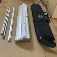 China Wide board Retractable Roller Advertising Aluminum Banner Stand Roll up Display  85x200cm for sale