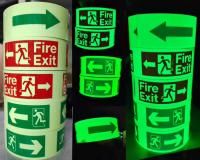 China Glow in The Dark Time 2-12 Hours Vinyl Sticker Roll Solvent Printing Adhesive Ensures Secure Attachment on Multiple Surfaces for sale