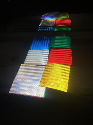 China Durability 7 years fexible Acrylic High Intensity Prismatic Grade reflective film sheeting for sale