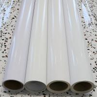 China Car wrap white glossy grey glue bubble free Self Adhesive Vinyl sticker100mic/140gsm for sale