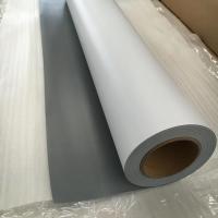 China Printing Materials Matte Grey Back PET Film 330G for X Stand for Roll up Displays used indoor for sale