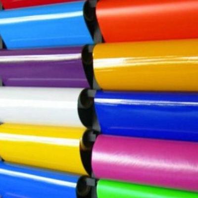 China Grade A 80mic Multi Color Vinyl Stickers 120g For Cutting Plotter for sale