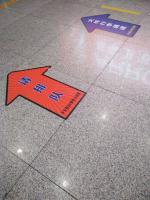 China Protection Floor 200um PVC Vinyl Stickers Hot Temperature Endurable for sale