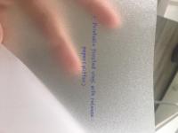 China Office Decoration Embossed Frosted Glass sticker Film with removable glue for sale