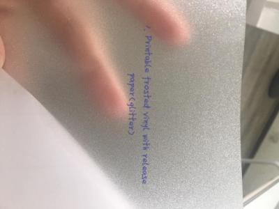 China Office Decoration Embossed Frosted Glass sticker Film with removable glue for sale
