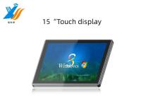 China 15 Inch Multi-touch Capacitive Touch Screen Display 1920x1080 VGA HDMI for Industrial Medical Education for sale