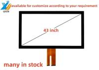 China 43 Inch Multi Touch PCAP Touch Screen Waterproof Oilproof Glove Touch Anti-UV Customized Industrial Medical Education for sale