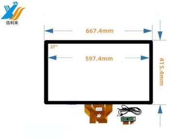 China 27 Inch Capacitive Touch Screen USB Interface PCAP Touch Panel 10 Points for sale