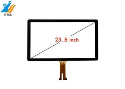 China USB 5V 10-Point Capacitive Touch Panel 23.8 Inch Industrial AG AR AF Customizable for sale