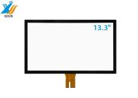 China 13.3 Inch Capacitive GG Touch Screen Panel USB IIC Interface 6H Hardness Customizable for Industrial Medical Education for sale