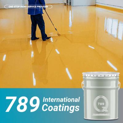 China Chemical Resistant Epoxy Floor Coating Interior Non Slip Withstand High Temperature for sale