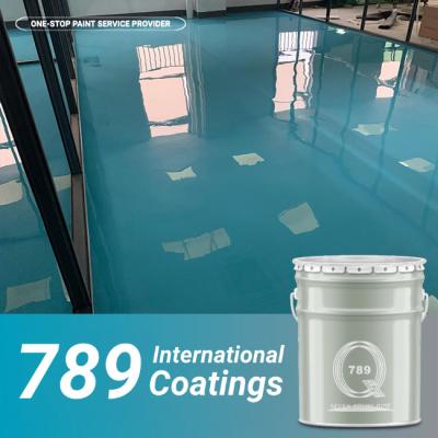 China 24 Hours Curing Time Industrial Epoxy Floor Coating Low Maintenance Requirements Inherent Water Based for sale