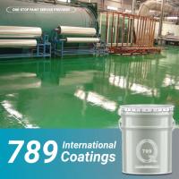 China Glossy / Matte Finish Industrial Epoxy Floor Coating Low VOC For Industrial Concrete Paint for sale