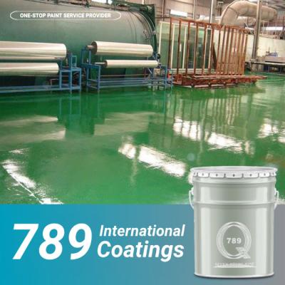 China Glossy / Matte Finish Industrial Epoxy Floor Coating Low VOC For Industrial Concrete Paint for sale