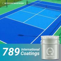 China Granules Basketball Floor Coating 13mm Tennis Court Floor Paint Rubber for sale