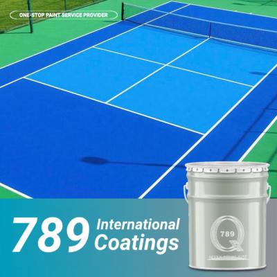 China Granules Basketball Floor Coating 13mm Tennis Court Floor Paint Rubber for sale