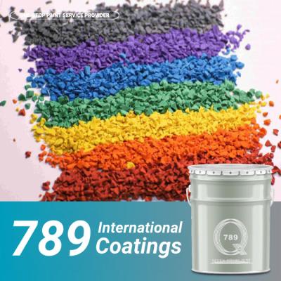 China EPDM Sports Floor Coating / Paint Slipproof Synthetic Silicone PU IAAF for sale