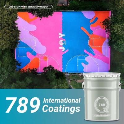 China Elastic Pickleball Basketball Court Coating Polyurethane Low Density for sale
