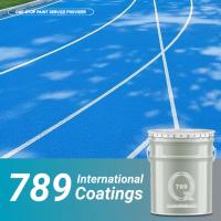 China Brushed Blue Outdoor Floor Coating Non Slip Scratch Resistant for sale