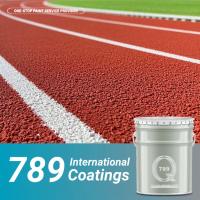 China Plastic Runway Sports Floor Coating Slip Resistant Liquid Rubber Floor Coating for sale