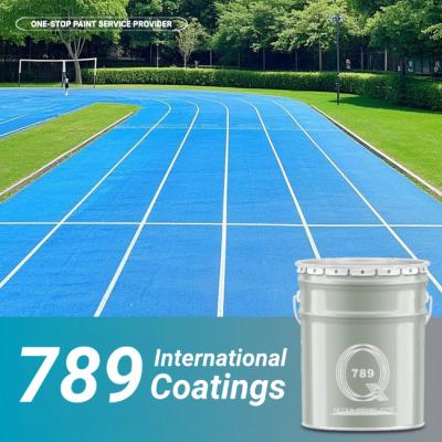 China EPDM Sports Floor Coating / Paint Slipproof Synthetic Silicone PU IAAF for sale