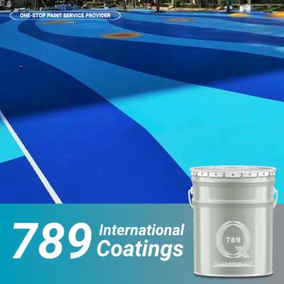 China Matt Acrylic Floor Coating Adhesion Anti Slip Concrete Coating 1mm for sale