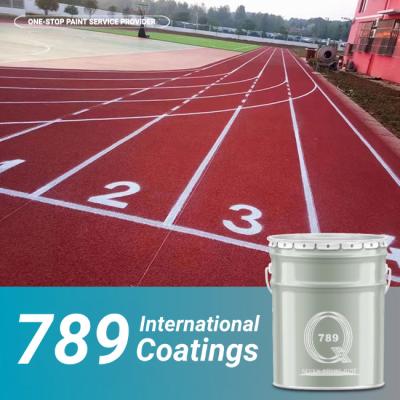 China Dustproof Sports Floor Coating Superior Resilience Football Field Paint TDS for sale