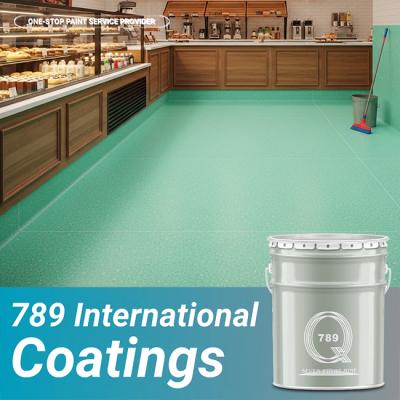 China High Gloss UV Stable Epoxy Floor Coating with Customized RAL Colors for Industrial and Decorative Applications for sale