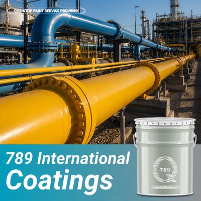 China Pipeline Epoxy Protective Coating with 150-300 μm Dry Film Thickness and 5:1 Mix Ratio for Chemical Resistance for sale