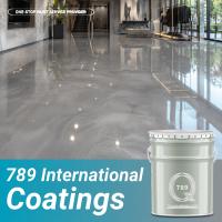 China Decorative Epoxy Self Leveling Floor Coating with Seamless Appearance, Customized Colors, and Glossy Smooth Surface for sale